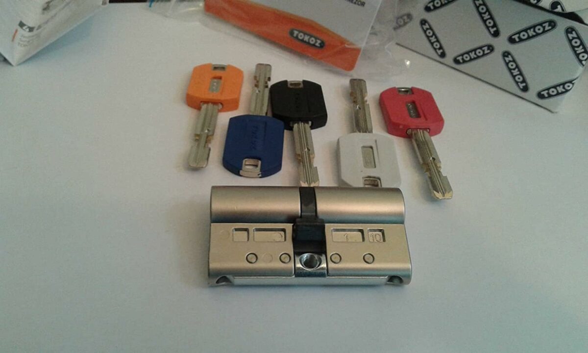 TOKOZ PRO 300 High Security Lock (Abloy Type) 5 Keys and Keycode Card ...